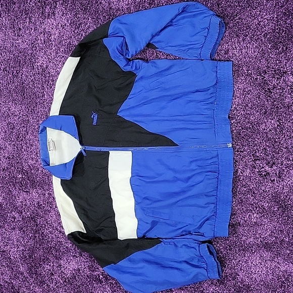 Puma | Jackets & Coats | Vintage Puma Embroidered Logo Track Jacket ...